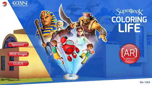 Superbook Coloring Life [AR] online game with UptoPlay